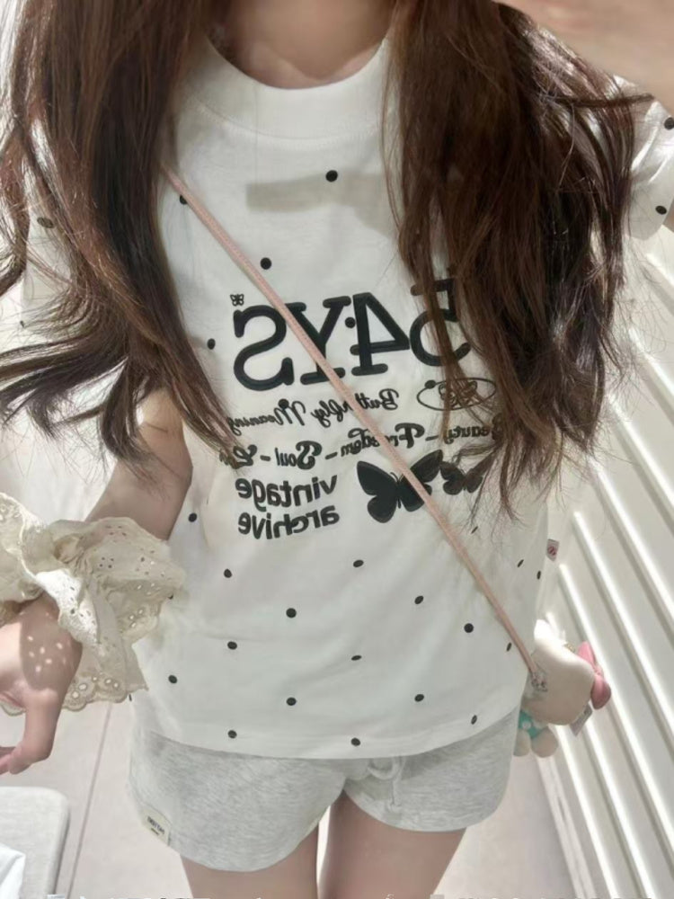 ドットバタフライTシャツ – 100StarS