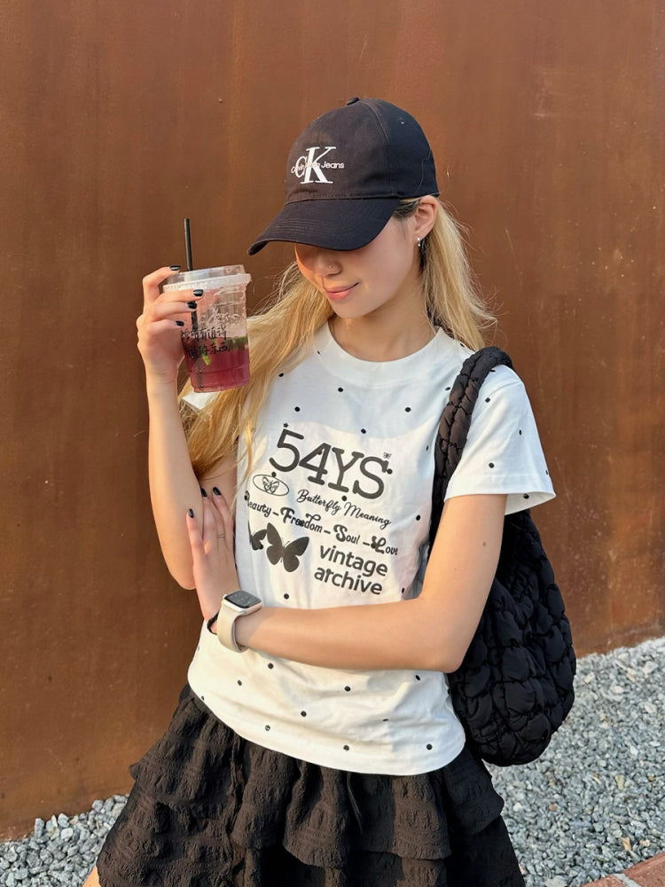 ドットバタフライTシャツ – 100StarS